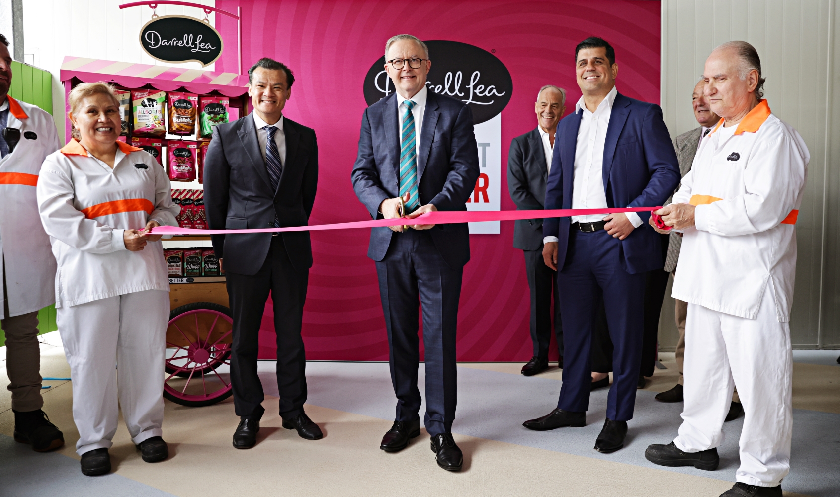 Prime Minister Celebrates Expansion of The Iconic Darrell Lea Factory